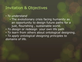Ontological designing our future | PPTX