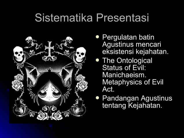 Ontological status of evil | PPT