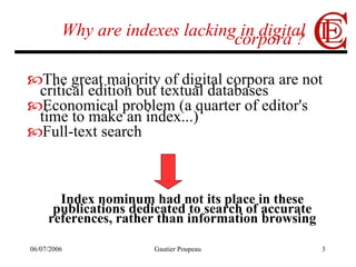 Index nominum to ontology | PPT | Databases | Computer Software and Applications