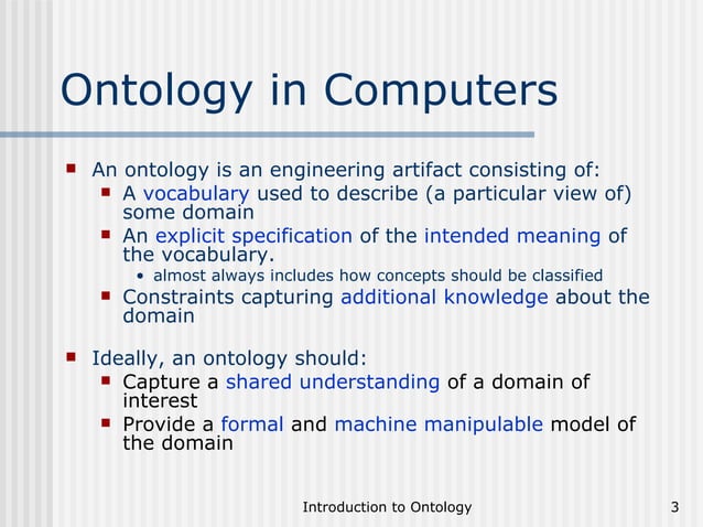 Ontology