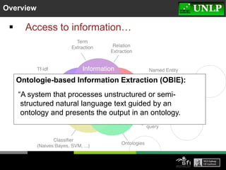 Ontology-based information extraction in the DERI Reading Group | PPT