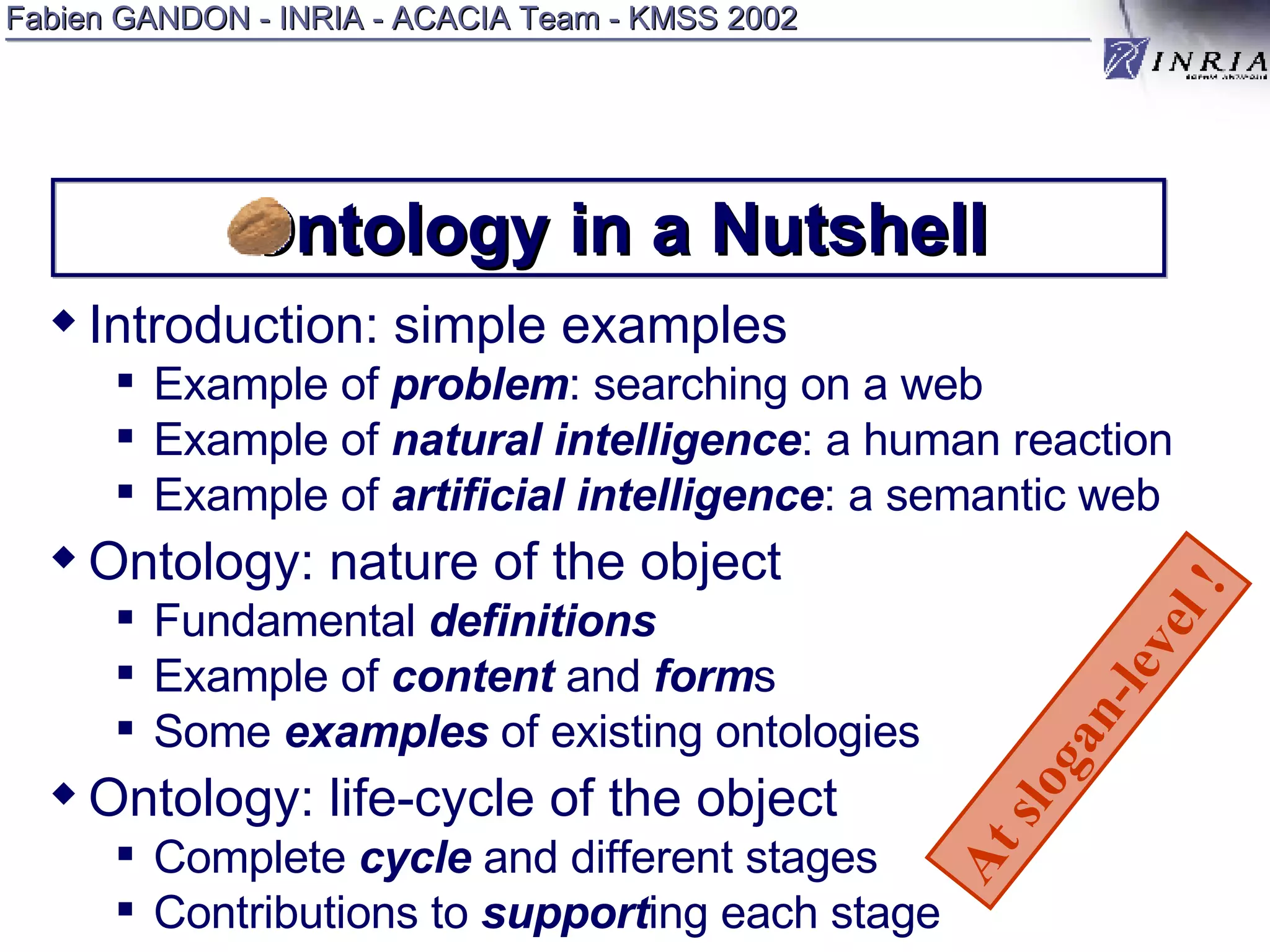 Ontology In A Nutshell | PPT