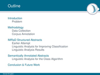 Ontology based approach for annotating a corpus of computer science abstracts | PDF