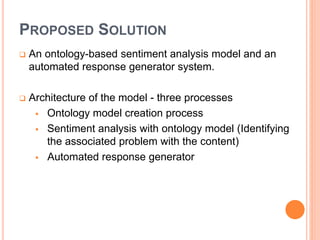 Ontology based sentiment analysis | PPT