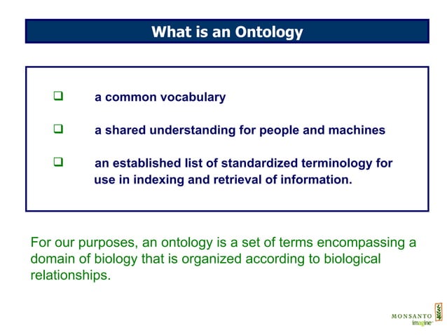 Ontology Development And Use For Efficient Information Input And