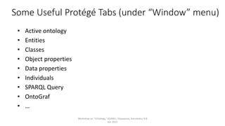 Tutorial on Ontology editor: Protege | PDF