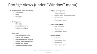 Tutorial on Ontology editor: Protege | PDF