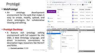 Tutorial on Ontology editor: Protege | PDF