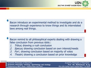 Ontology, epistimology and axiology | PPTX