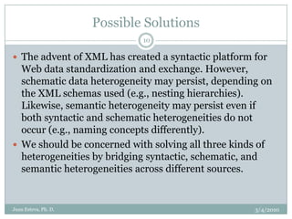Ontology For Data Integration | PPTX | Databases | Computer Software and Applications
