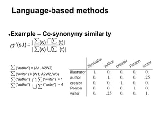 Ontology matching | PPT