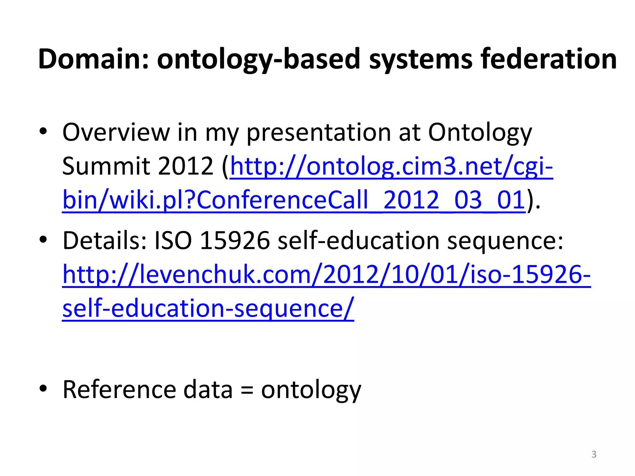 ISO 15926 Reference Data Engineering Methodology | PPTX