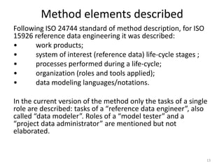 ISO 15926 Reference Data Engineering Methodology | PPTX