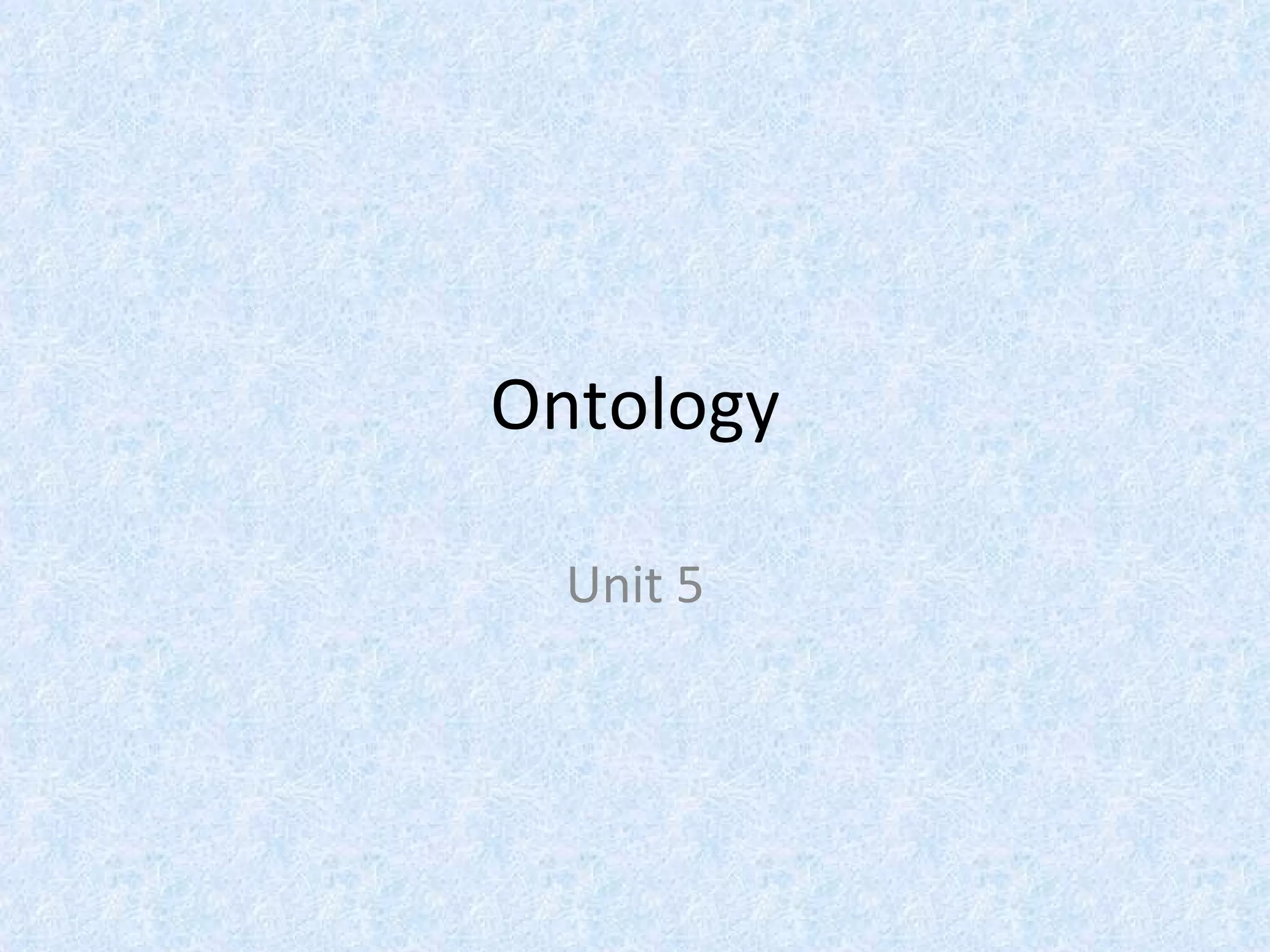 Ontology Powerpoint | PPT
