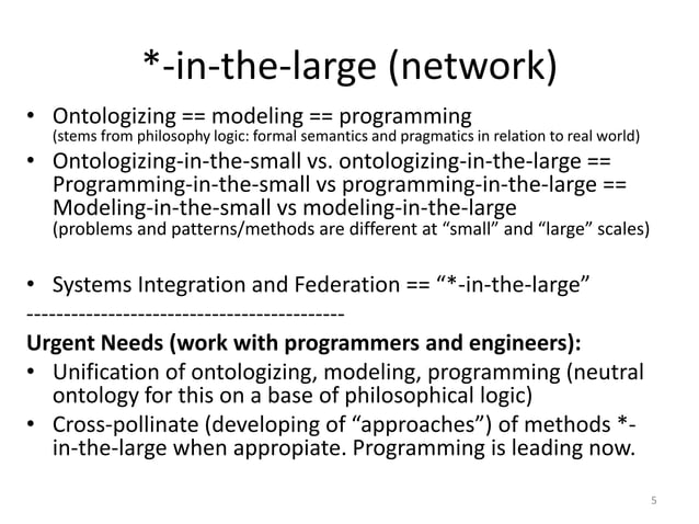 Ontology-Based Systems Federation | PPTX