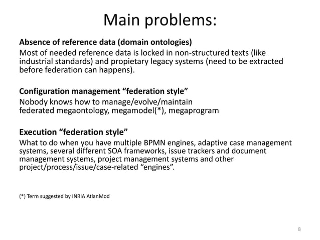 Ontology-Based Systems Federation | PPTX