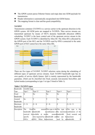 Ont, olt and mdu in gpon technology | DOC