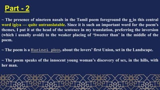 On Translating a Tamil Poem - A. K. Ramanujan.pptx