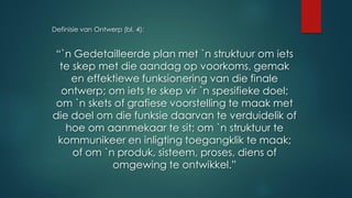 Ontwerp Oorsig | PPT