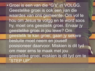 Tema:Ontwikkel jou geestelike potensiaal | PPT