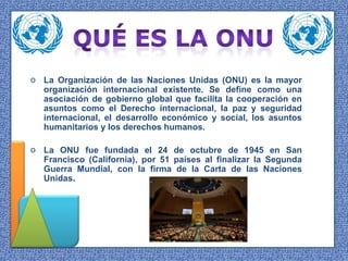 LA ONU | PPT
