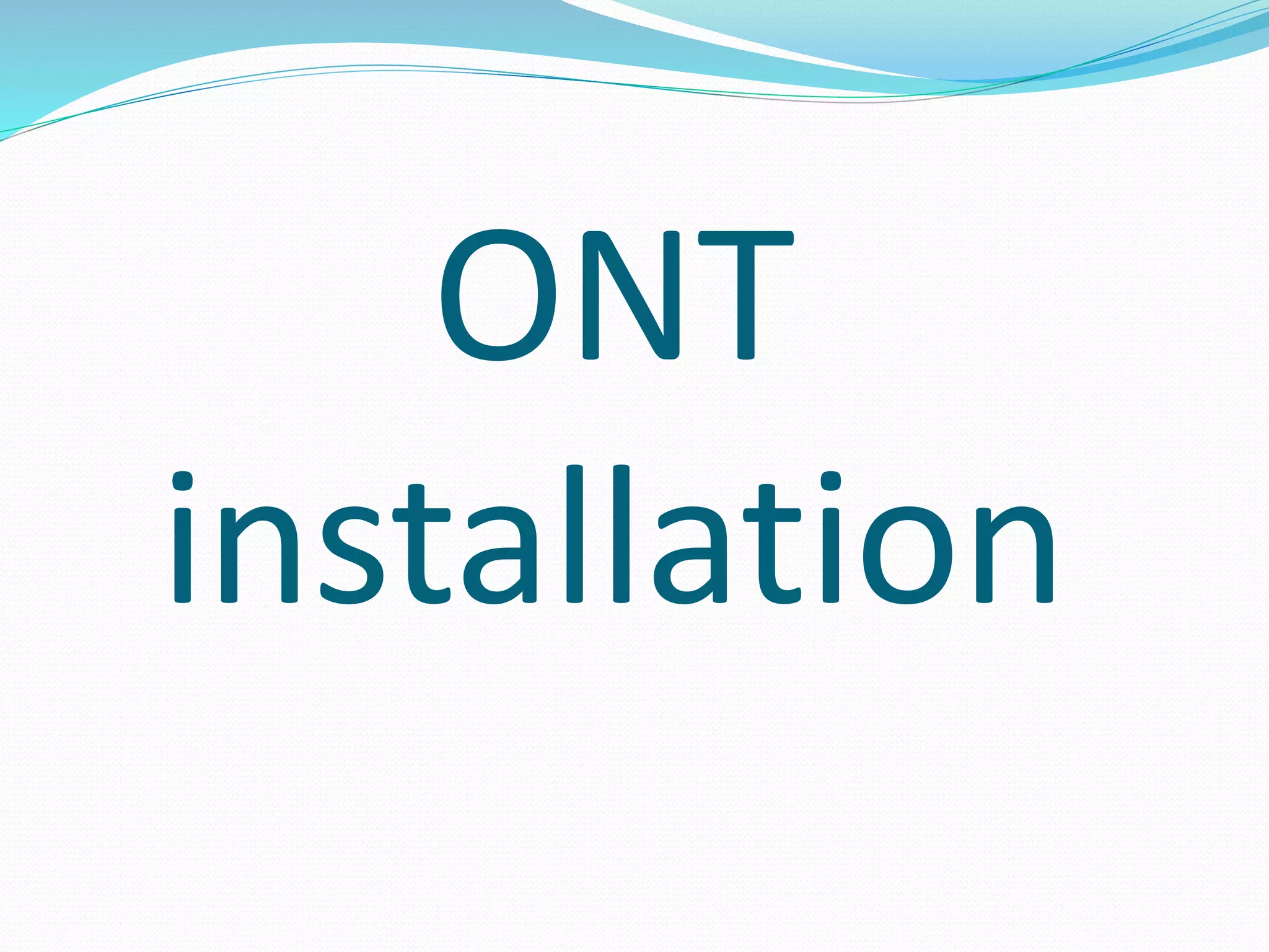 Optical Network Unit - ONU | PPTX