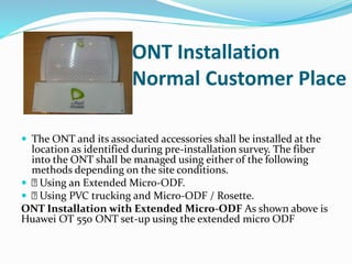 Optical Network Unit - ONU | PPTX