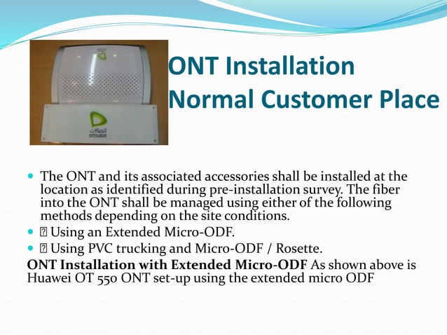 Optical Network Unit - ONU | PPTX