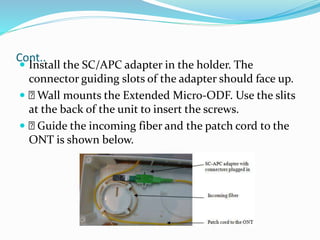 Optical Network Unit - ONU | PPTX