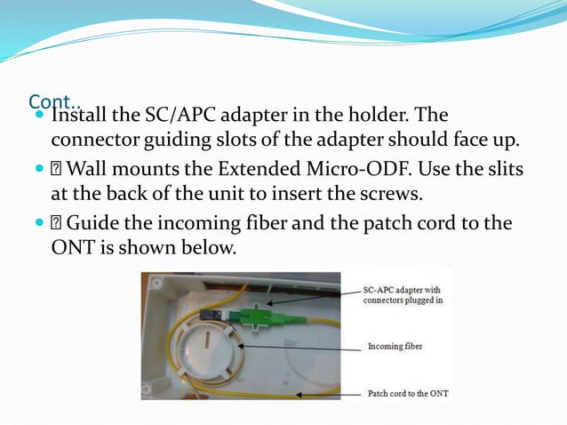 Optical Network Unit - ONU | PPTX