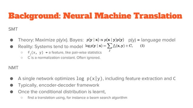On Using Monolingual Corpora In Neural Machine Translation Ppt