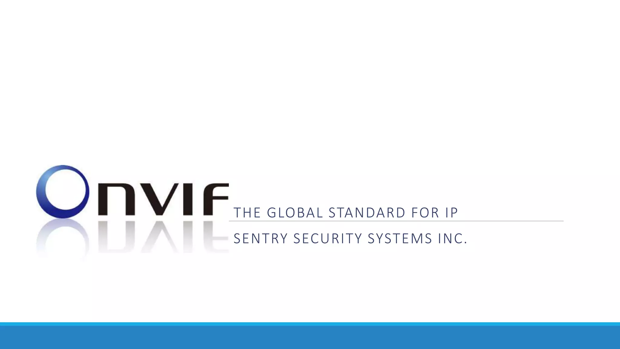 ONVIF IP Protocol | PPTX