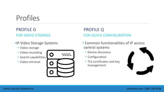 ONVIF IP Protocol | PPTX