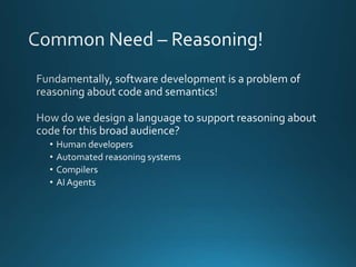 Towards Programming Languages for Reasoning.pptx