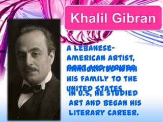 on work by khalil gibran | PPTX