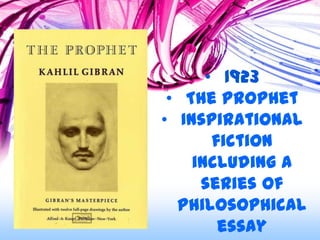 on work by khalil gibran | PPTX