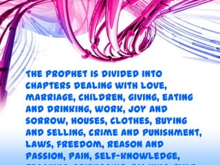 on work by khalil gibran | PPTX