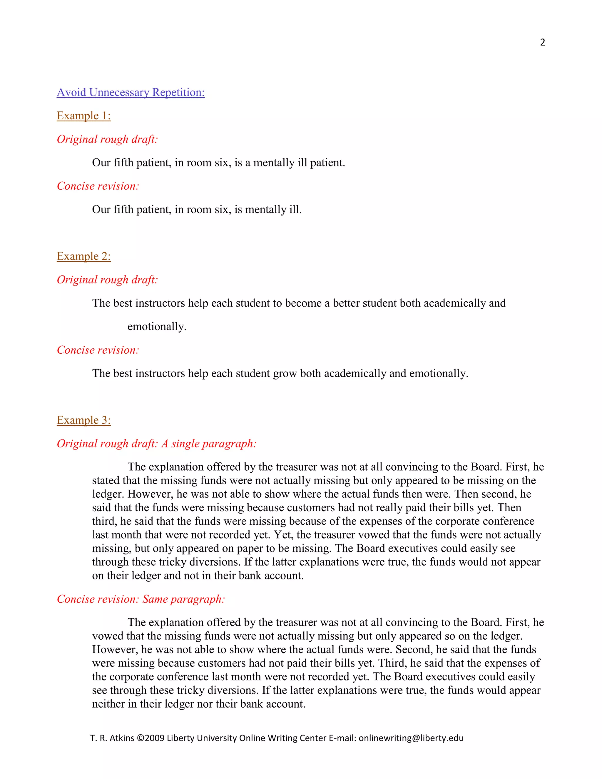 On writing concisely | PDF