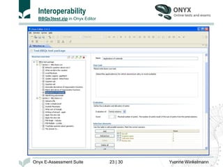 ONYX E-Assessment: JISC - CETIS conference | PDF | Education industry ...