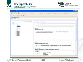 ONYX E-Assessment: JISC - CETIS conference | PDF | Education industry ...