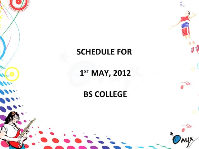Onyx2012 event schedule | PPT | Table Tennis | Sports