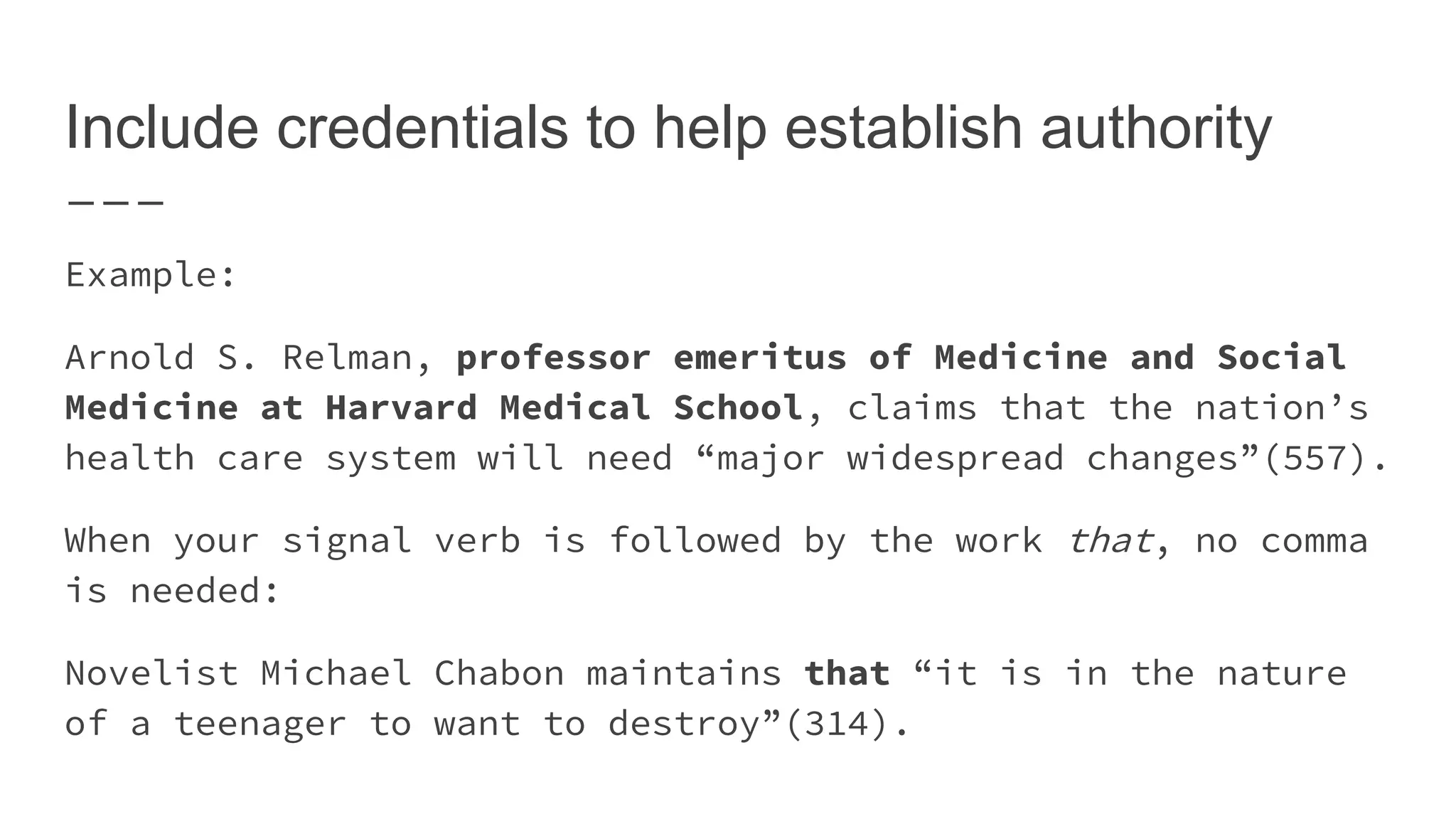 Integrating quotes | PPT