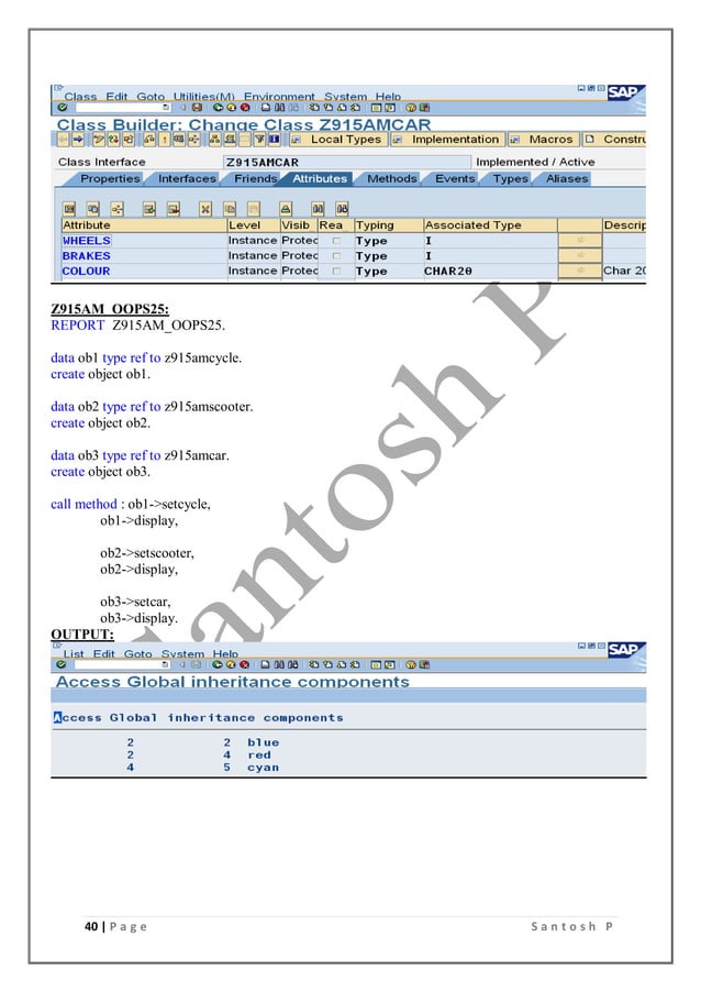Ooabap Notes With Programs Pdf