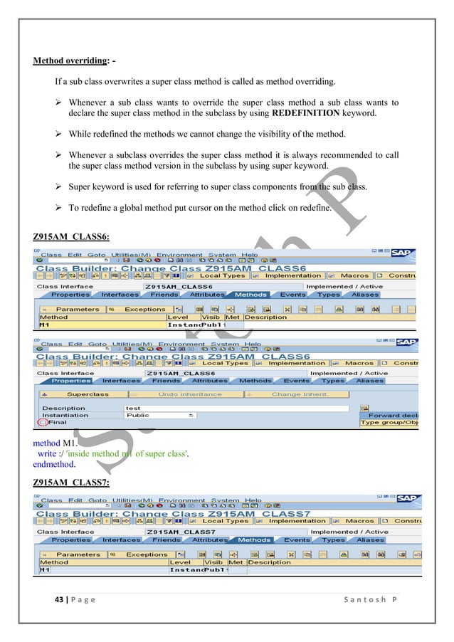 Ooabap Notes With Programs Pdf