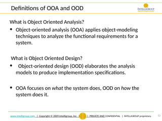 Object-oriented analysis and design with examples | PPT