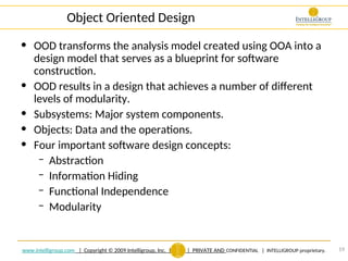 Object-oriented analysis and design with examples | PPT