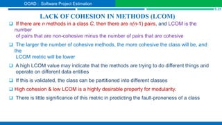 OOAD - Ch.09 - Software Project Estimation.pptx