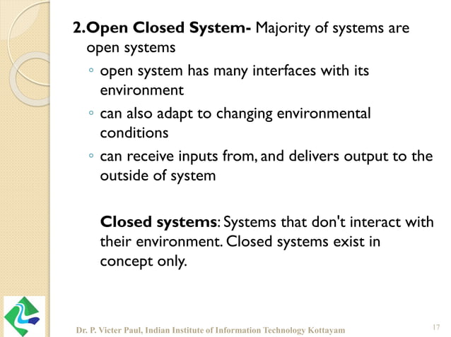 Ooad Systems And Object Orientation Concepts Ppt