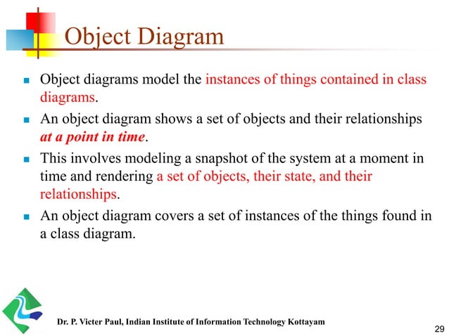 Ooad Uml Class And Object Diagrams Lab Ppt