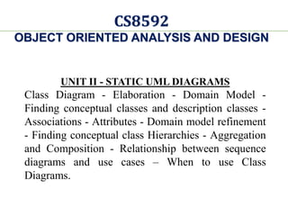 CS8592-OOAD Lecture Notes Unit-2 | PDF